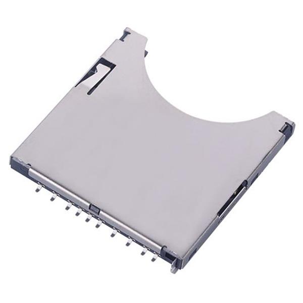 Normal type Push Push SD Card Connector for automotive electronics