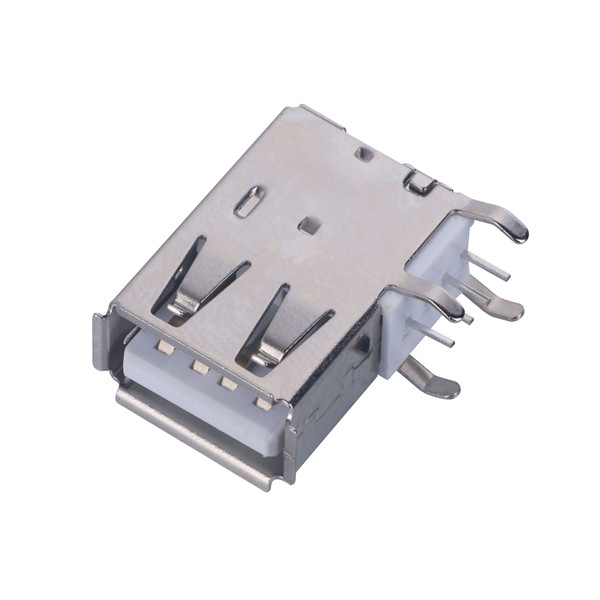 Good quality USB female b type 180 degree connector side entry 4Pin for pcb